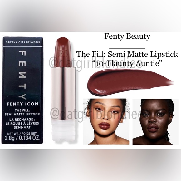 Fenty Beauty | Makeup | Fenty The Fill Semimatte Lipstick Flaunty ...